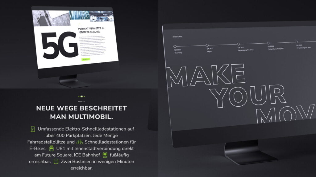 Only highend: Relaunch Website Future Square